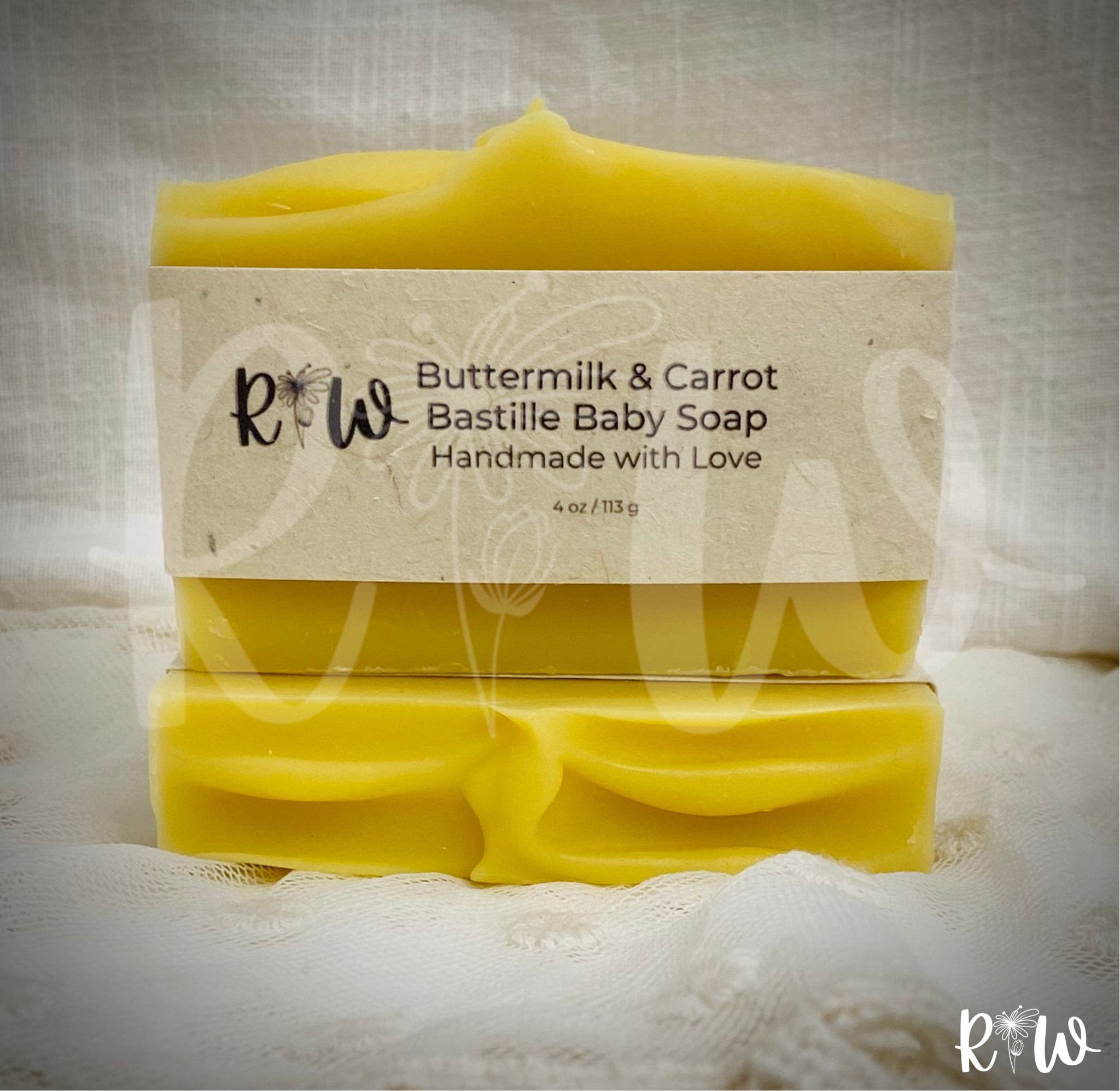 Buttermilk & Carrot Bastille Baby Soap – Roses and Wildflowers
